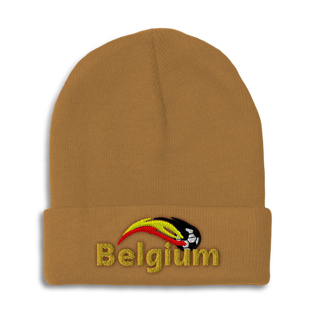 Beanies for Men Belgium Soccer World Cup Winter Hats for Women Acrylic ...