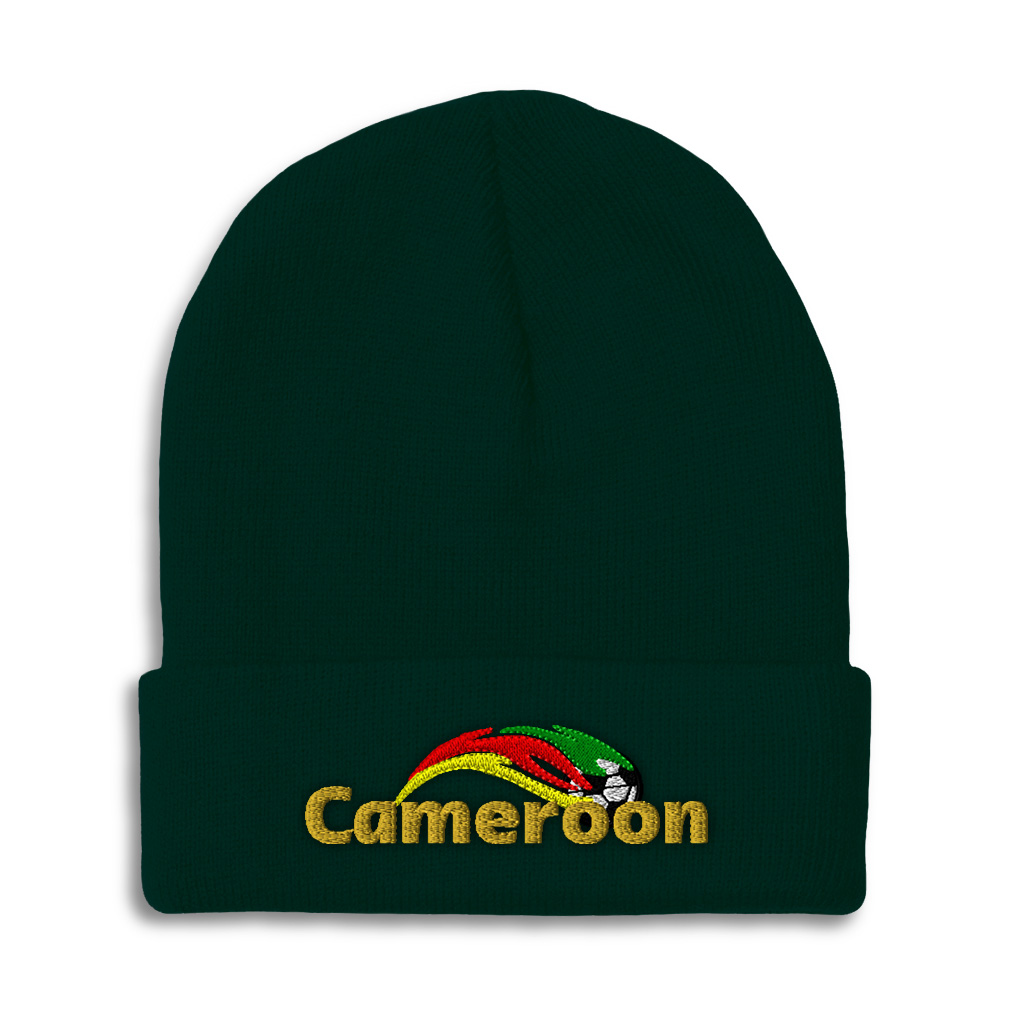 Beanies for Men Cameroon Soccer World Cup Winter Hats for Women Skull ...