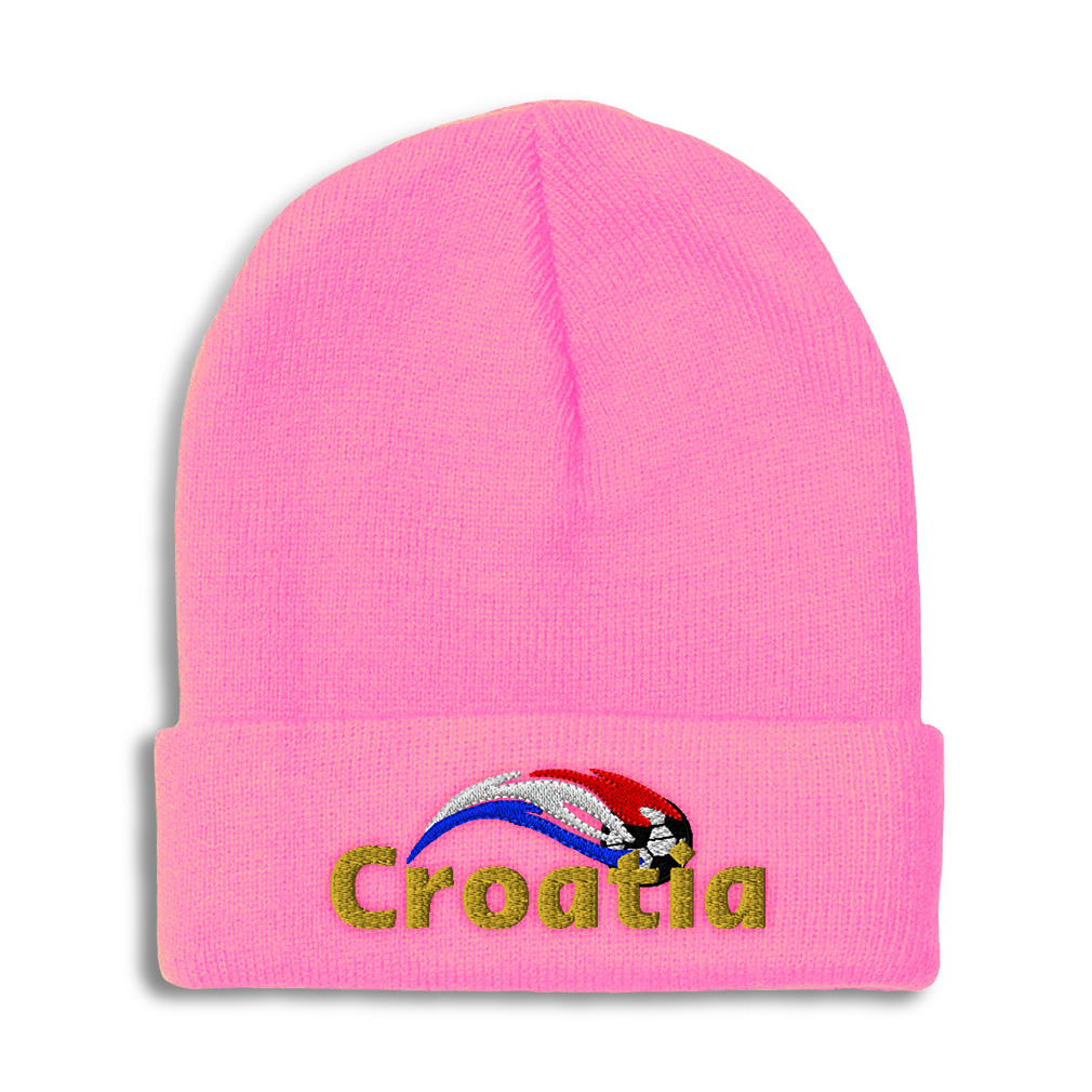 Beanies for Men Croatia Soccer World Cup Winter Hats for Women Acrylic ...