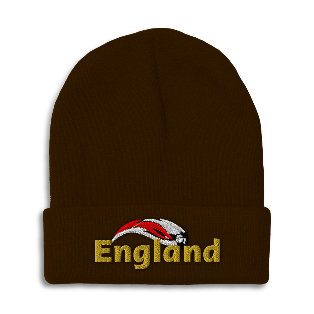 Beanies for Men England Soccer World Cup Winter Hats for Women Acrylic ...