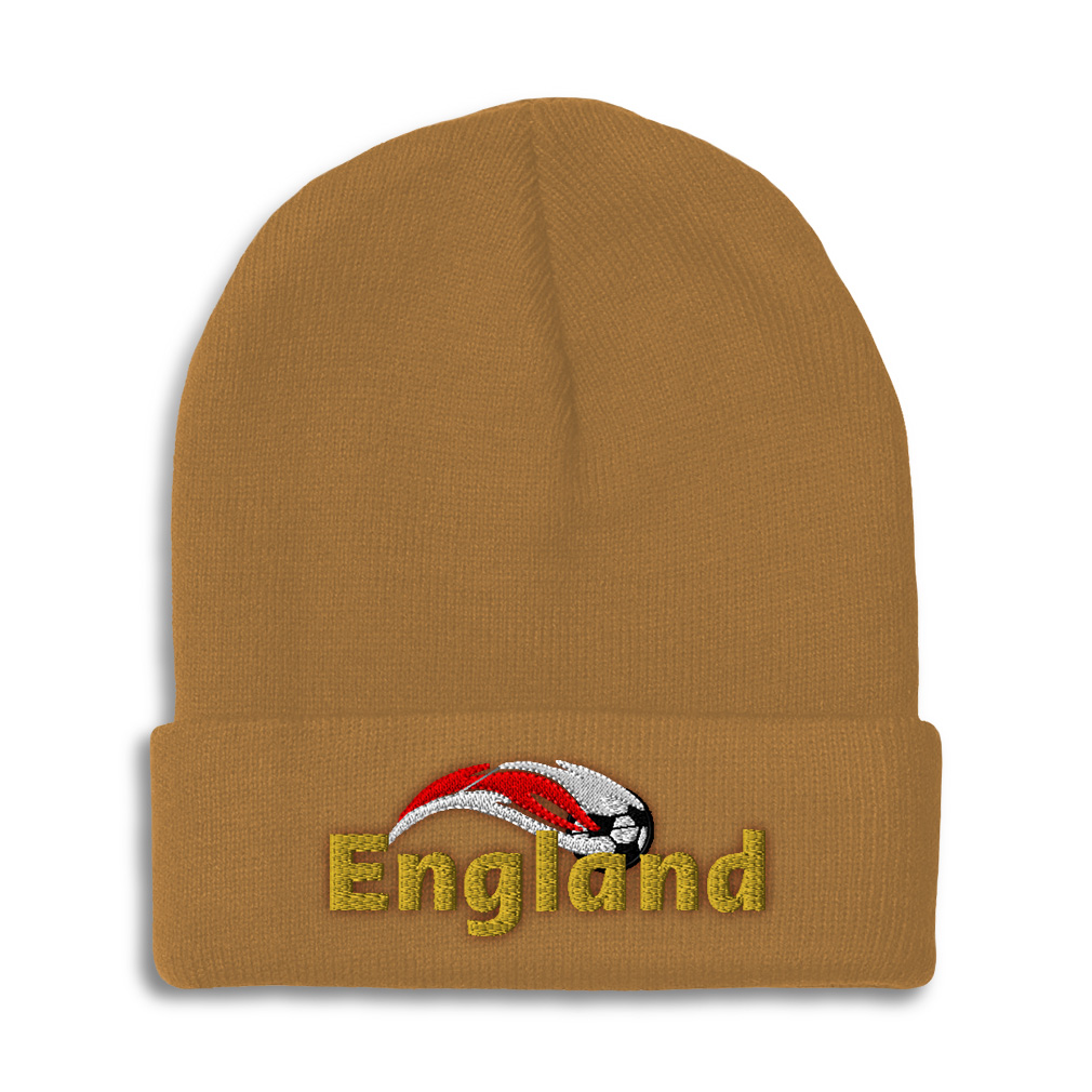 Beanies for Men England Soccer World Cup Winter Hats for Women Acrylic ...