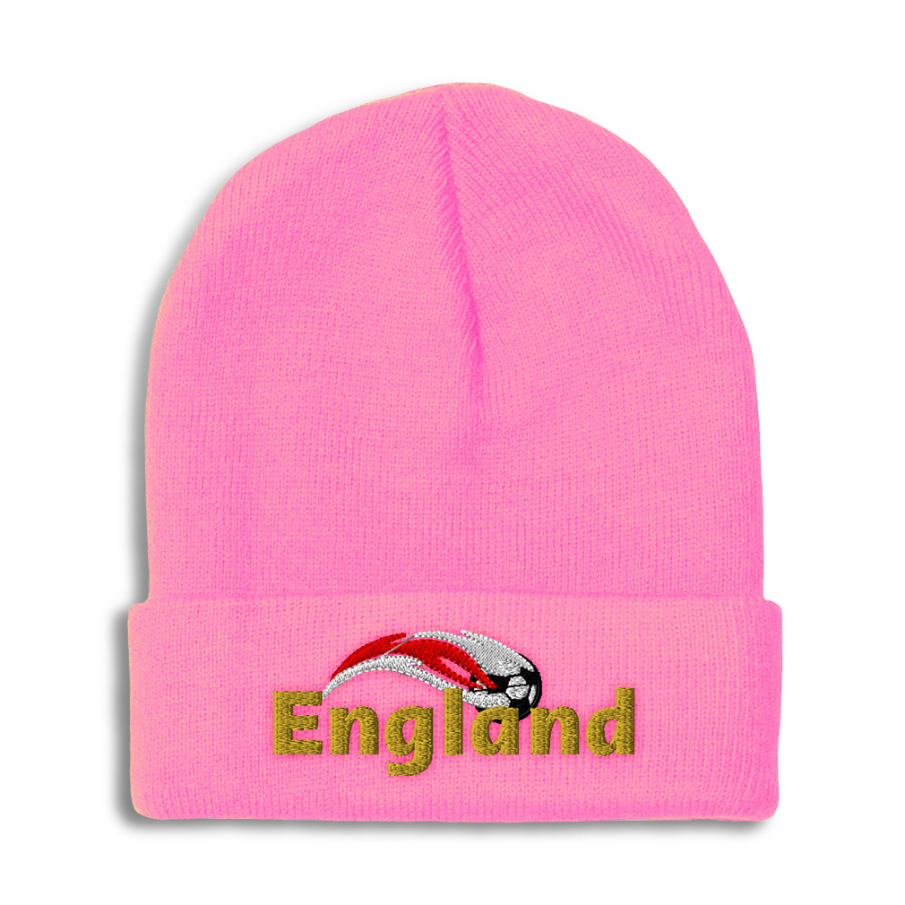Beanies for Men England Soccer World Cup Winter Hats for Women Acrylic ...