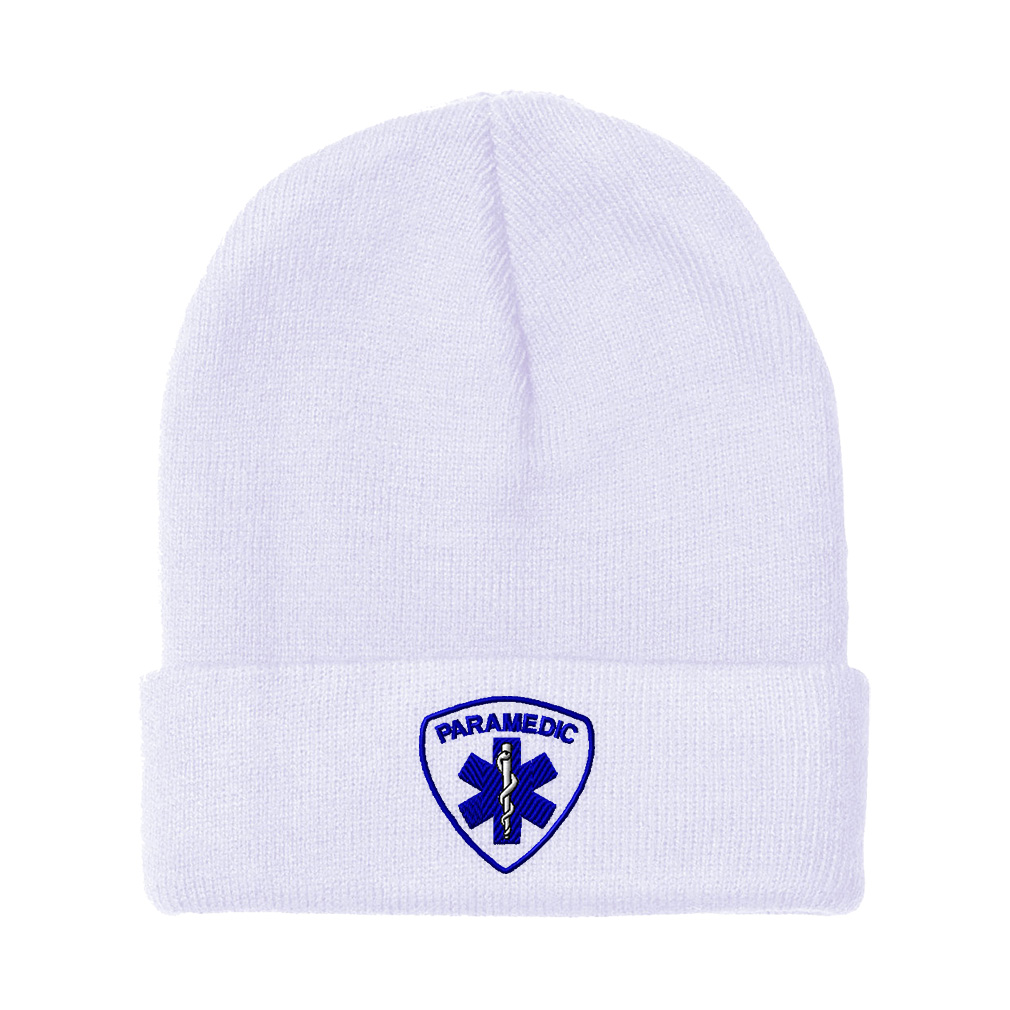 Beanies for Men Emt Paramedic A Embroidery Winter Hats Women Acrylic ...