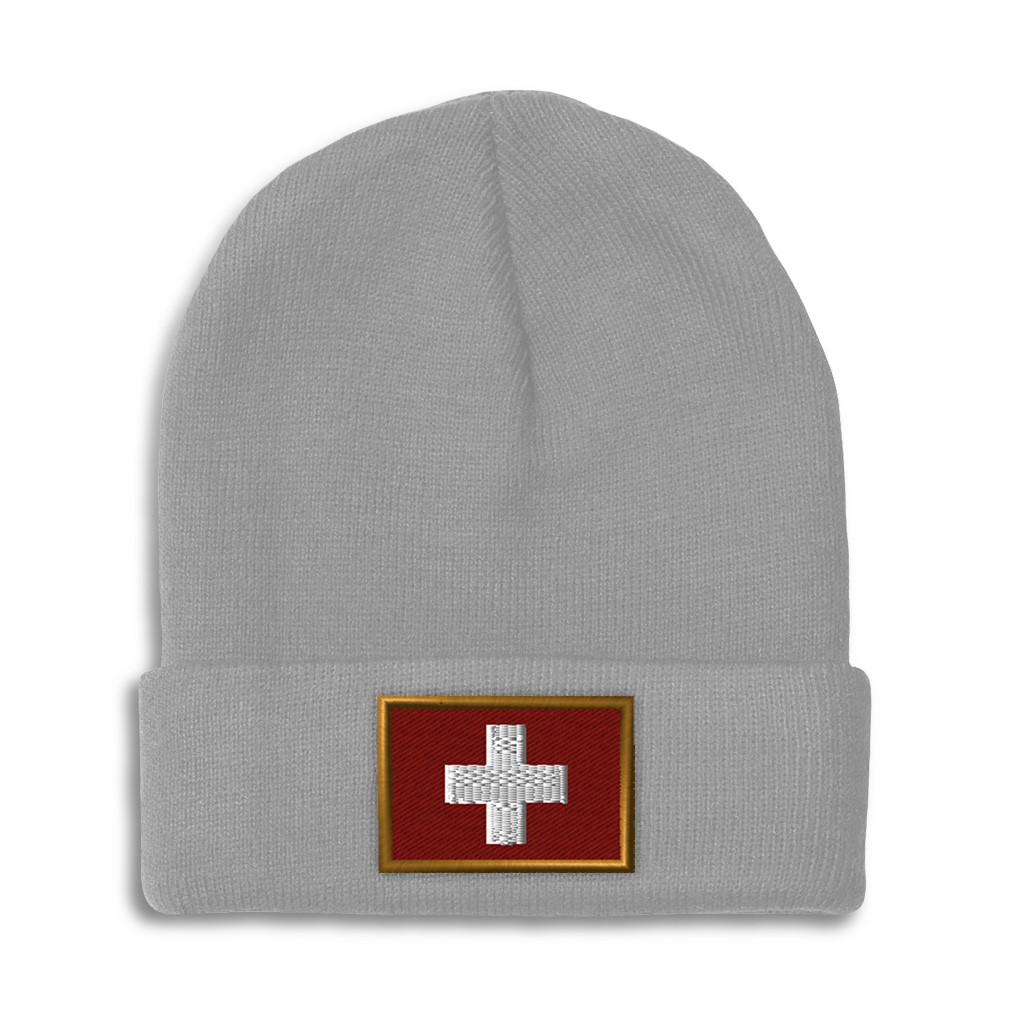 Beanies for Men Swiss Embroidery Europe Winter Hats Women Acrylic Skull ...