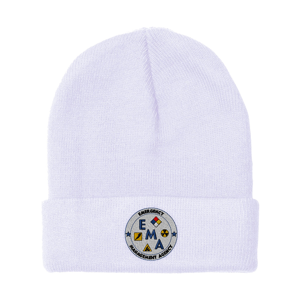 Beanies for Men Emergency Management Agency Embroidery Acrylic Skull ...