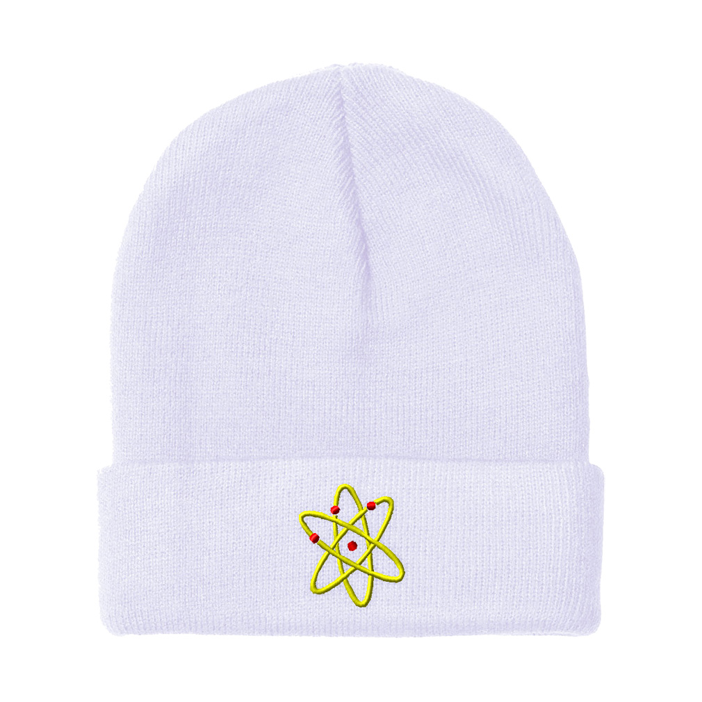 Beanies for Men Atomic Energy Embroidery Winter Hats Women Acrylic ...